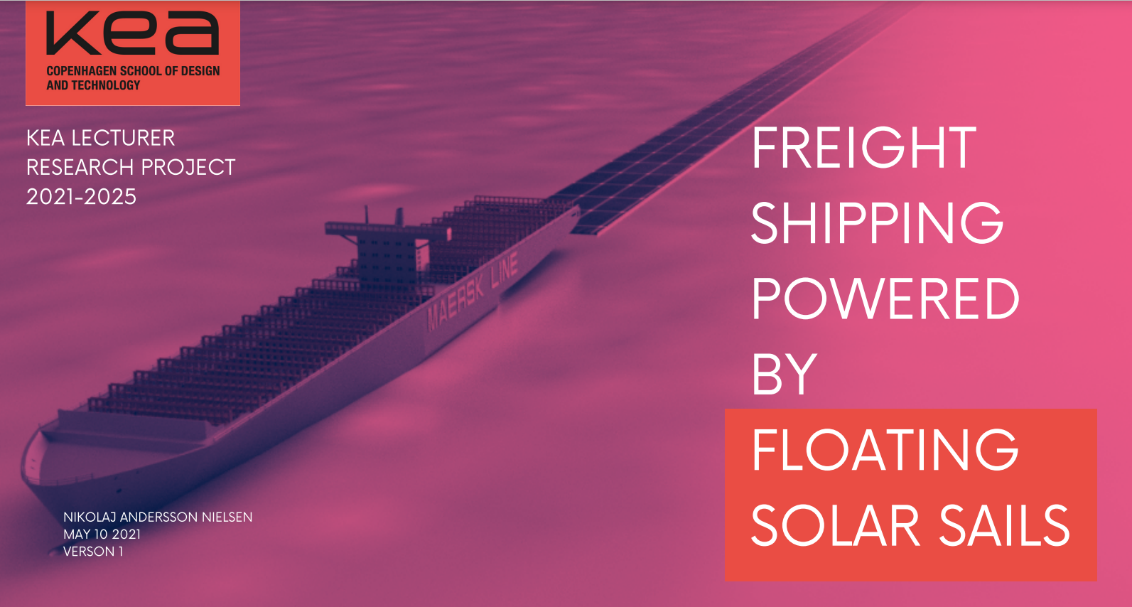 Soldreven fragtskibs drift - EA Viden